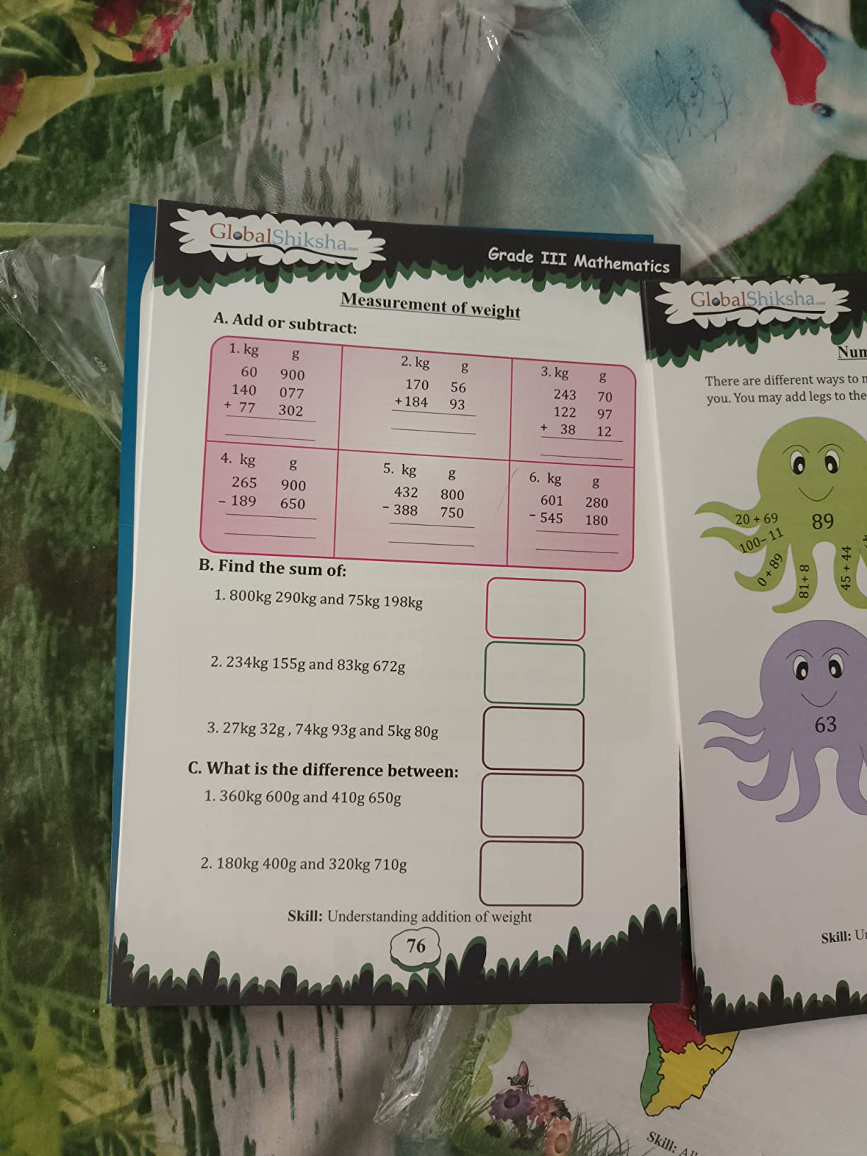 Buy Global Shiksha | Class 3 Worksheets for kids(CBSE, ICSE and other ...