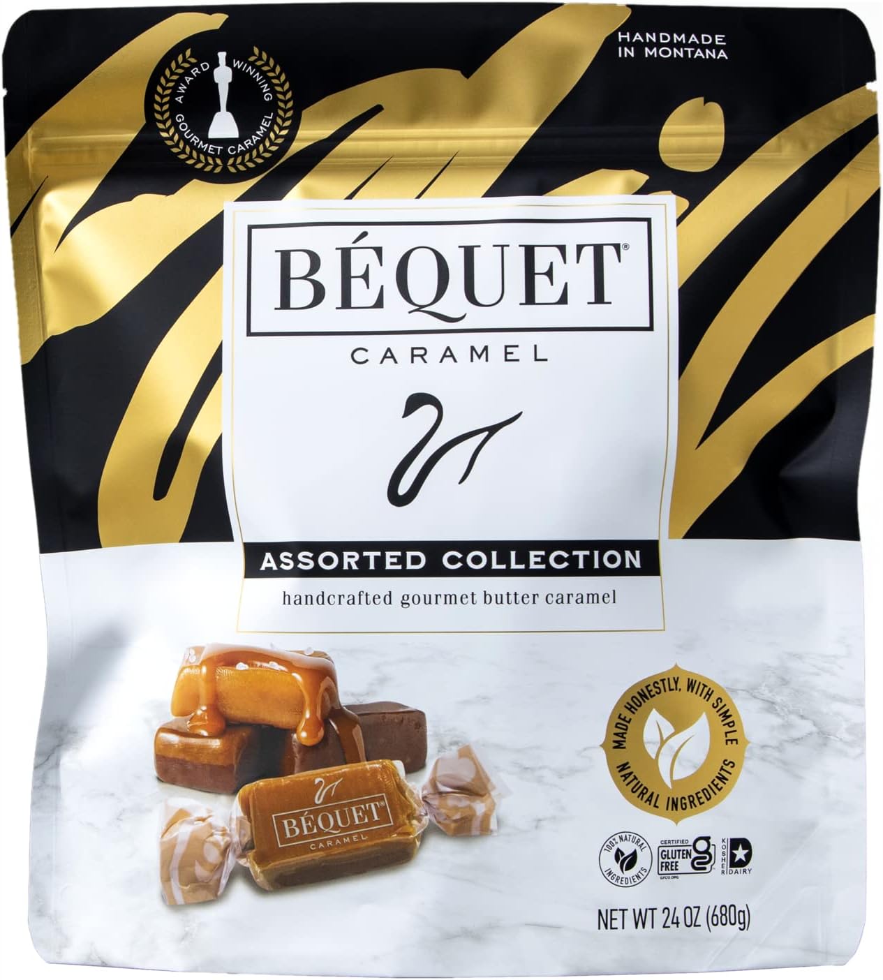 Amazon.com : Béquet Caramel - Classic - Caramel Candy Individually ...