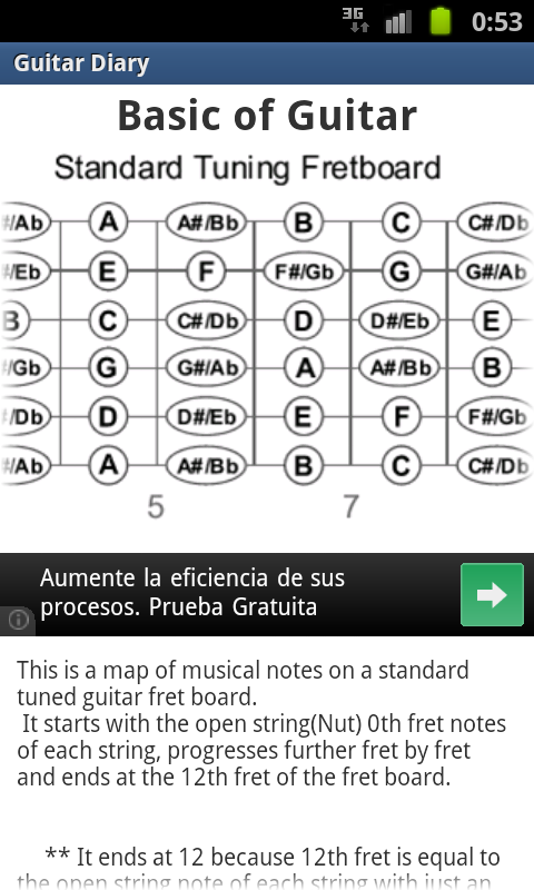Guitar Diary - App on Amazon Appstore