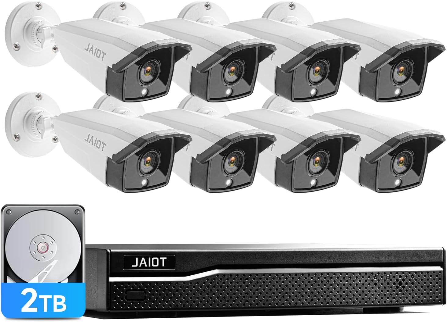 Amazon.com: ANRAN 4K Security Camera System, 4pcs H.265 PoE Wired PTZ ...