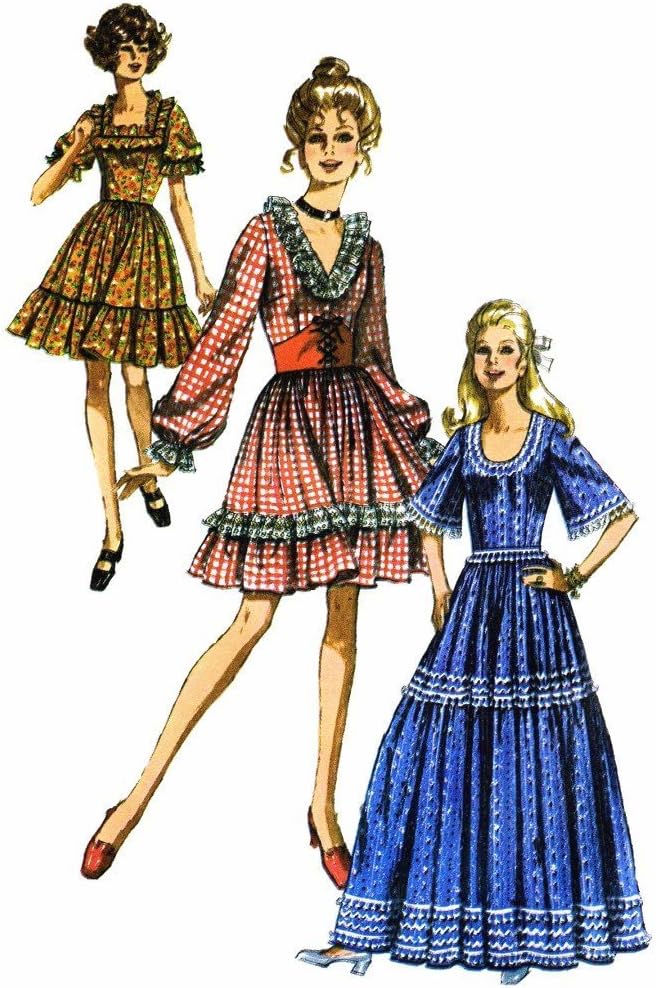 Amazon.com: Simplicity 8875 Misses Square Dance Dress Waist Cincher ...