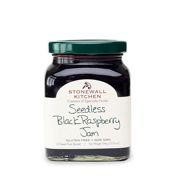 Amazon.com: Stonewall Kitchen Seedless Black Raspberry Jam, 12 ounces ...
