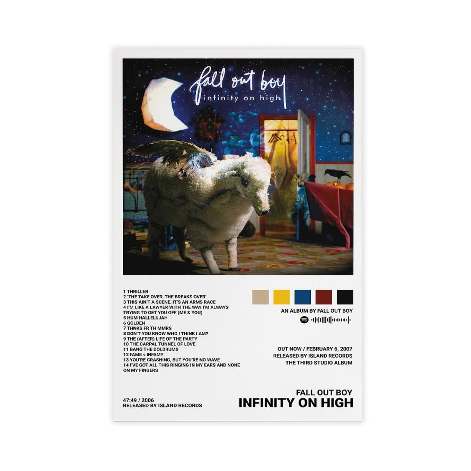 Infinity On High Album Cover Digipak Research: Fall Out Boy