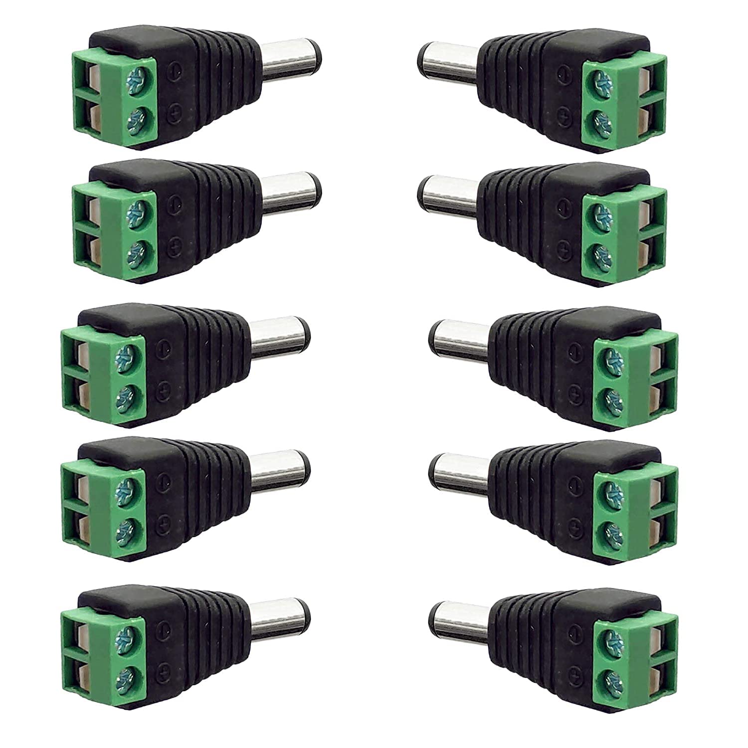 AdzMozi® DC Pin Connector 12V DC Power Connector 5.5mm x 2.1mm Jack ...