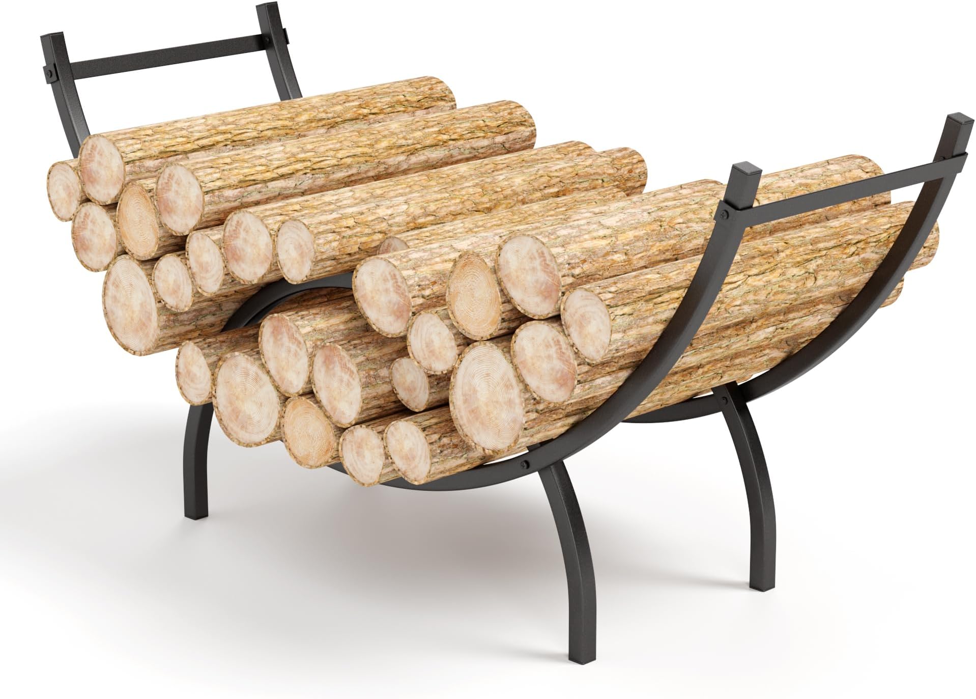 Amazon.com: PHI VILLA Indoor Fireplace Log Carriers Holders 40 Inch ...