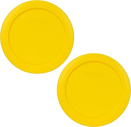 Amazon.com: Pyrex 7200-PC 2-Cup Meyer Yellow Food Storage Replacement ...