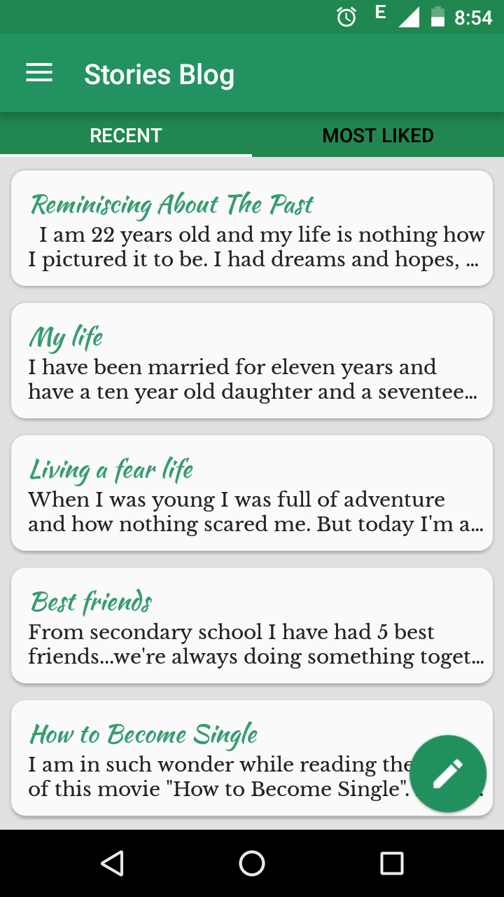 Stories blog - App on Amazon Appstore
