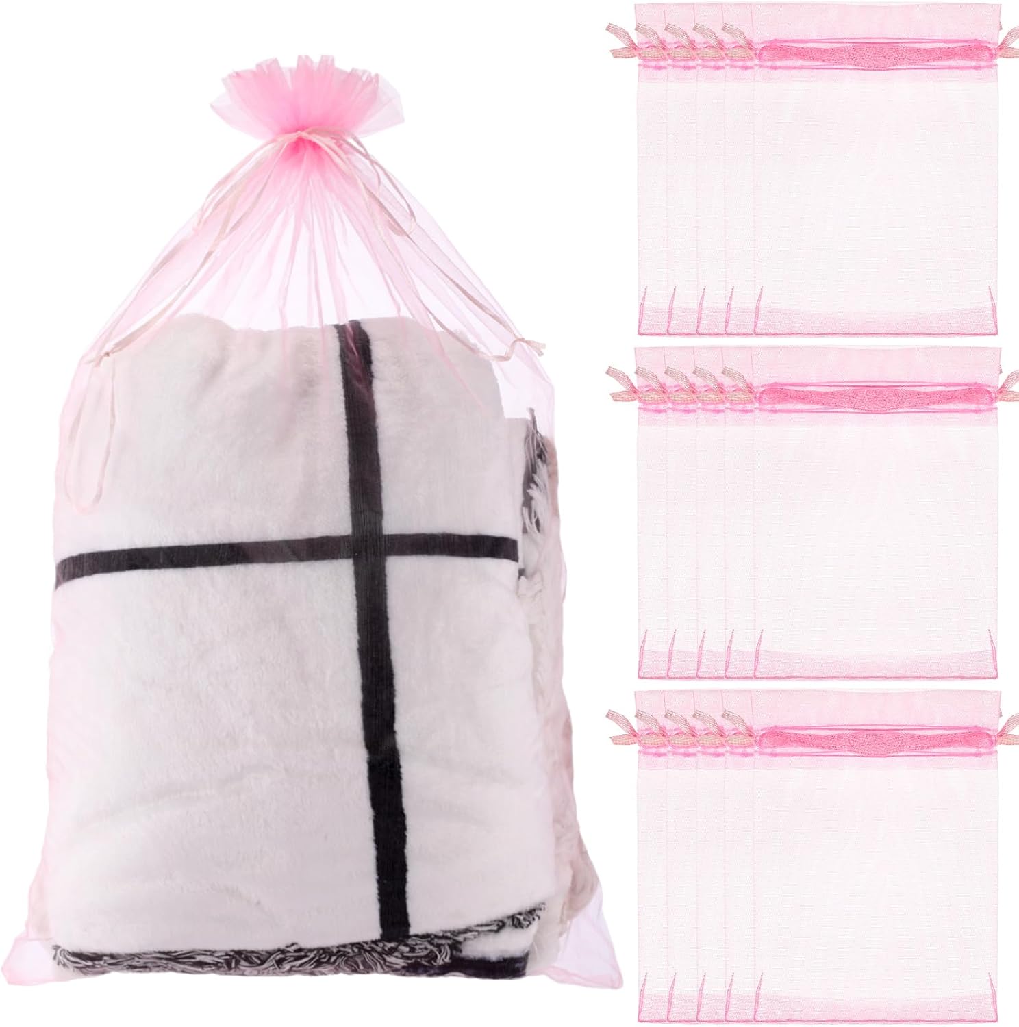 Amazon.com: Sweetude 30 Pcs 16 x 24 Inches Extra Large Drawstring ...