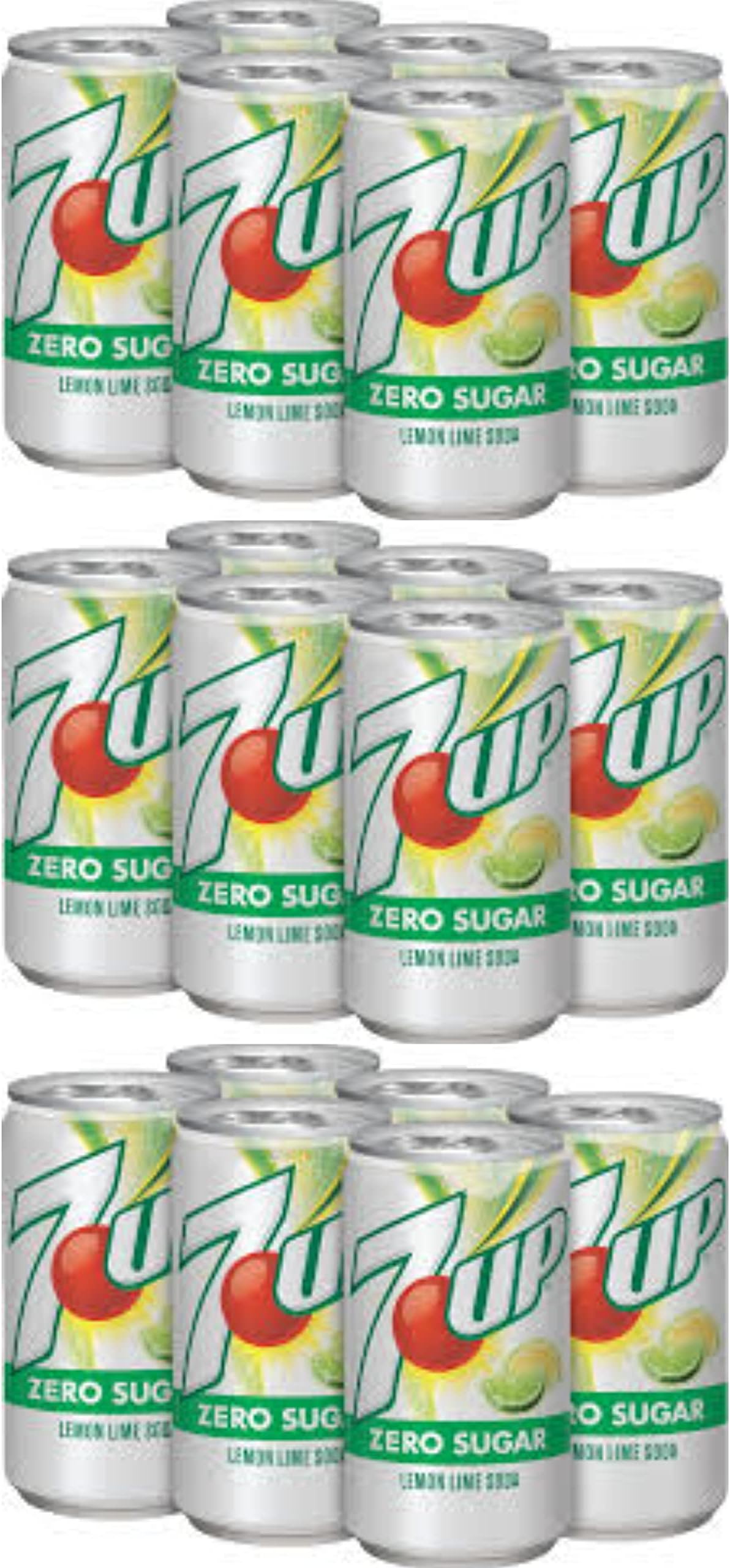 Amazon.com: 7UP Zero Sugar Lemon Lime Soda, 12 fl oz cans (Pack of 12)