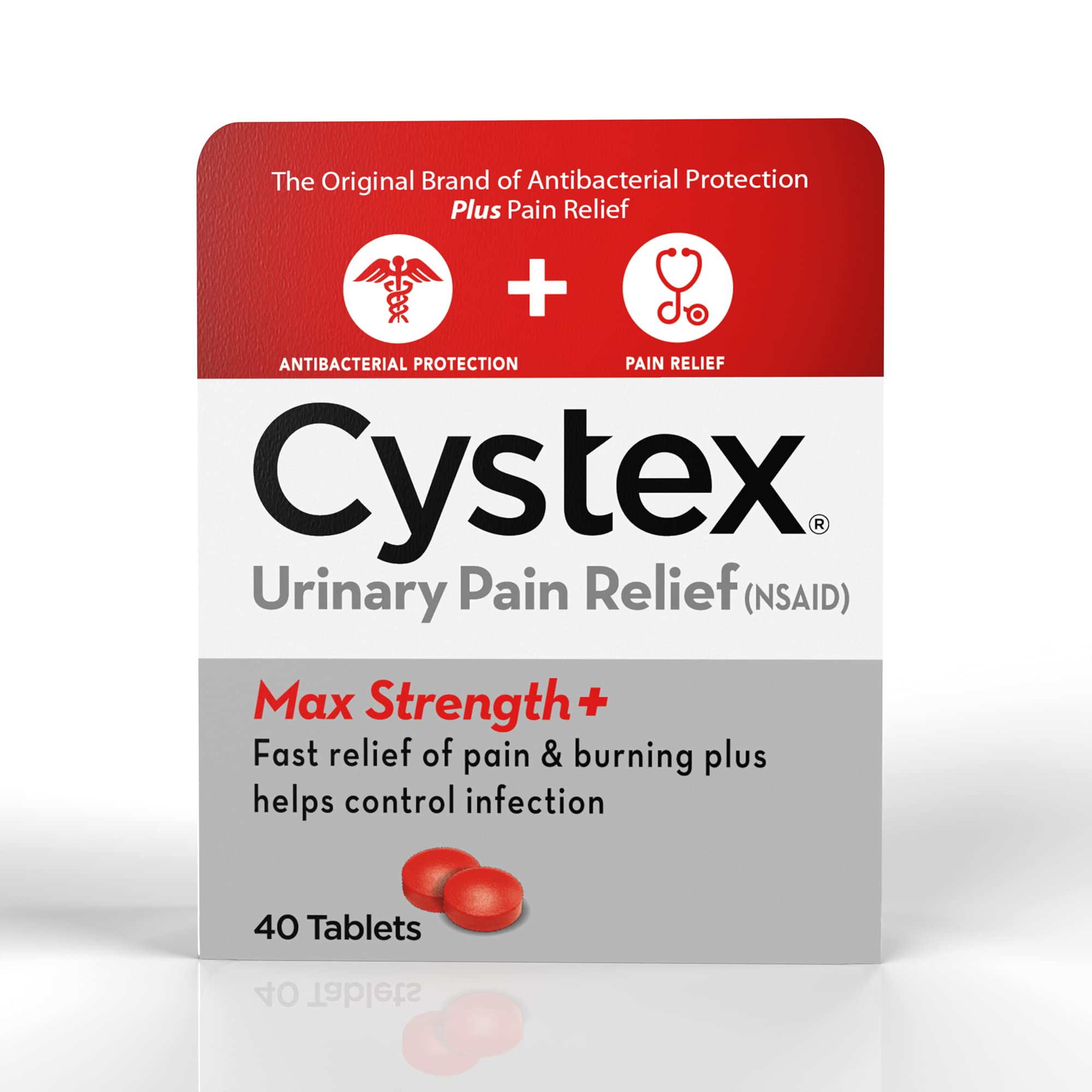 Buy Cystex UTI Pain – 40 s – Maximum Strength Urinary Tract Infection ...
