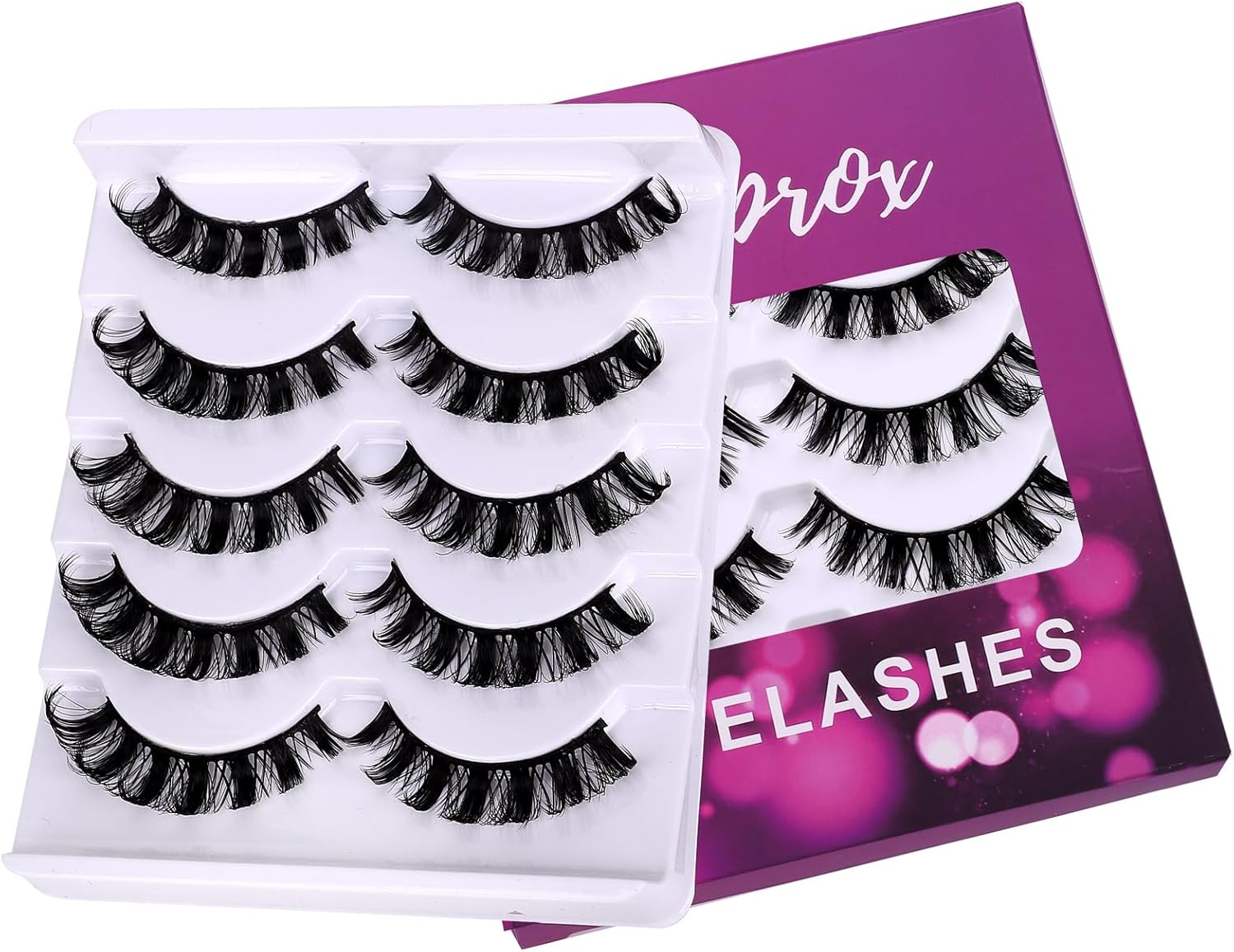Russian Strip Lashes, False Eyelashes, Fluffy Eyelashes Perfect for ...