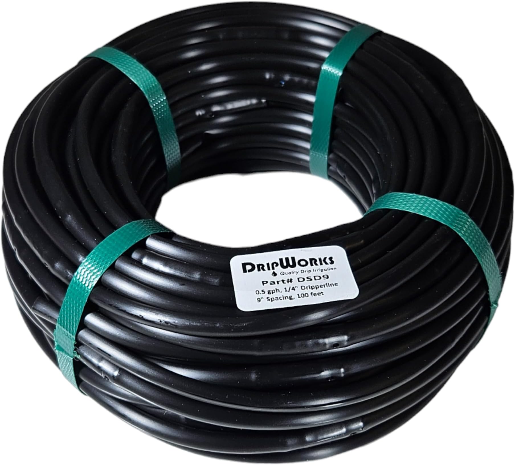 Amazon.com : Drip Depot 1/4" Polyethylene Dripline - Emitter Spacing ...