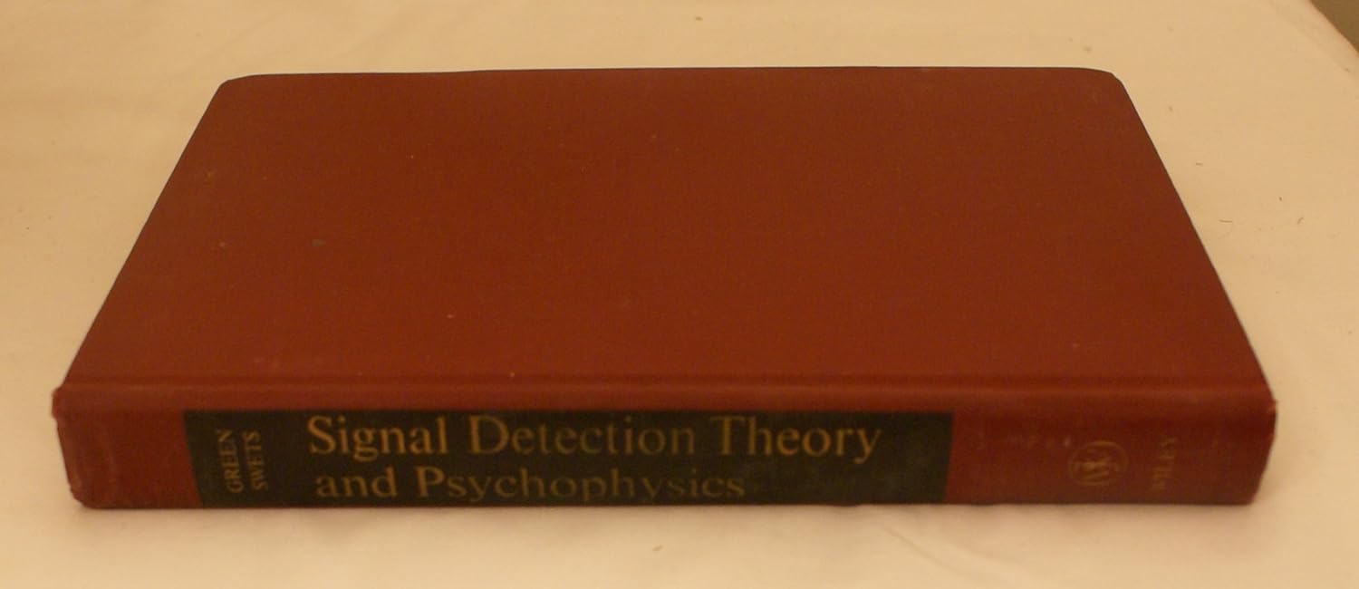Signal Detection Theory and Psychophysics : Buy Online at Best Price in ...