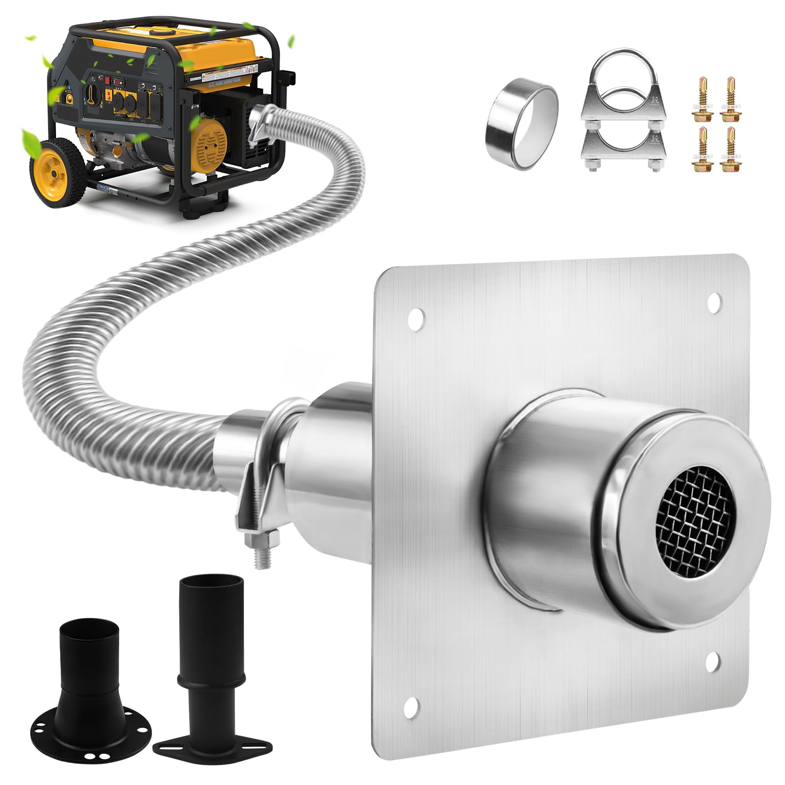 Generator Exhaust Extension Aazon.co: Silencer Kit With Three Generator ...