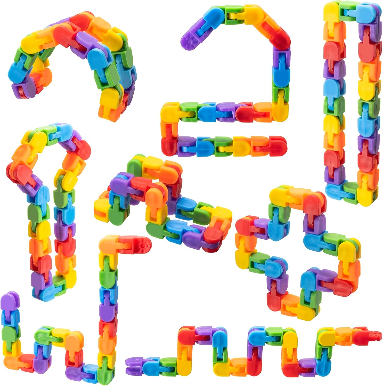 Amazon.com: Aubrogo 30pcs Party Favors ,Wacky Track Snap and Click ...