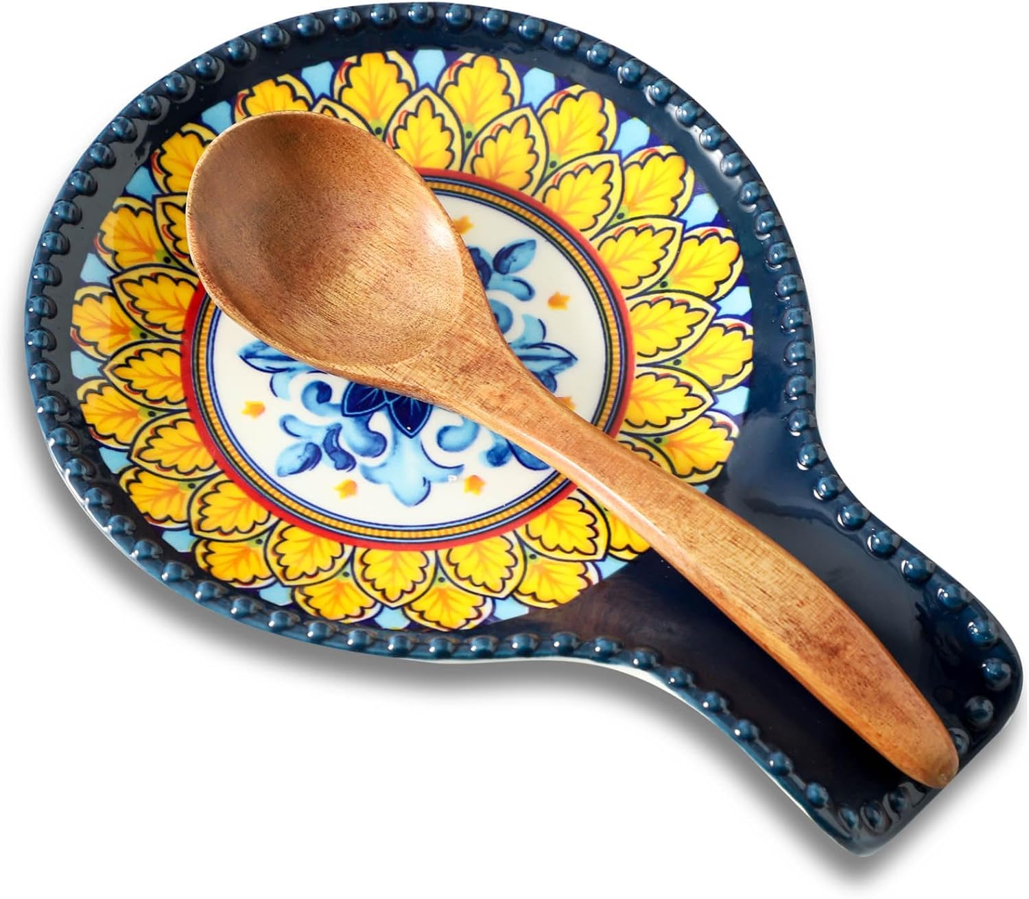 Amazon.com: JINGUS Spoon Rest for Stove Top 7.7 Inch Spoon Holder ...
