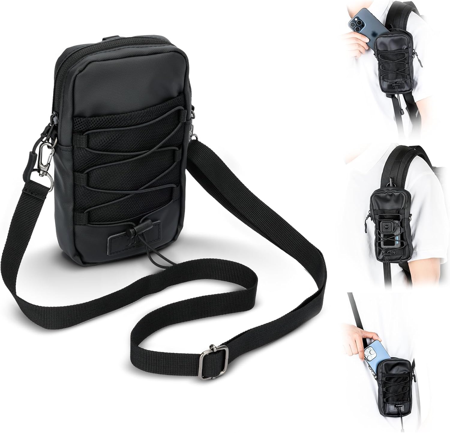 Amazon.com: Military Backpack Shoulder Strap Pouch Holder,Tactical ...