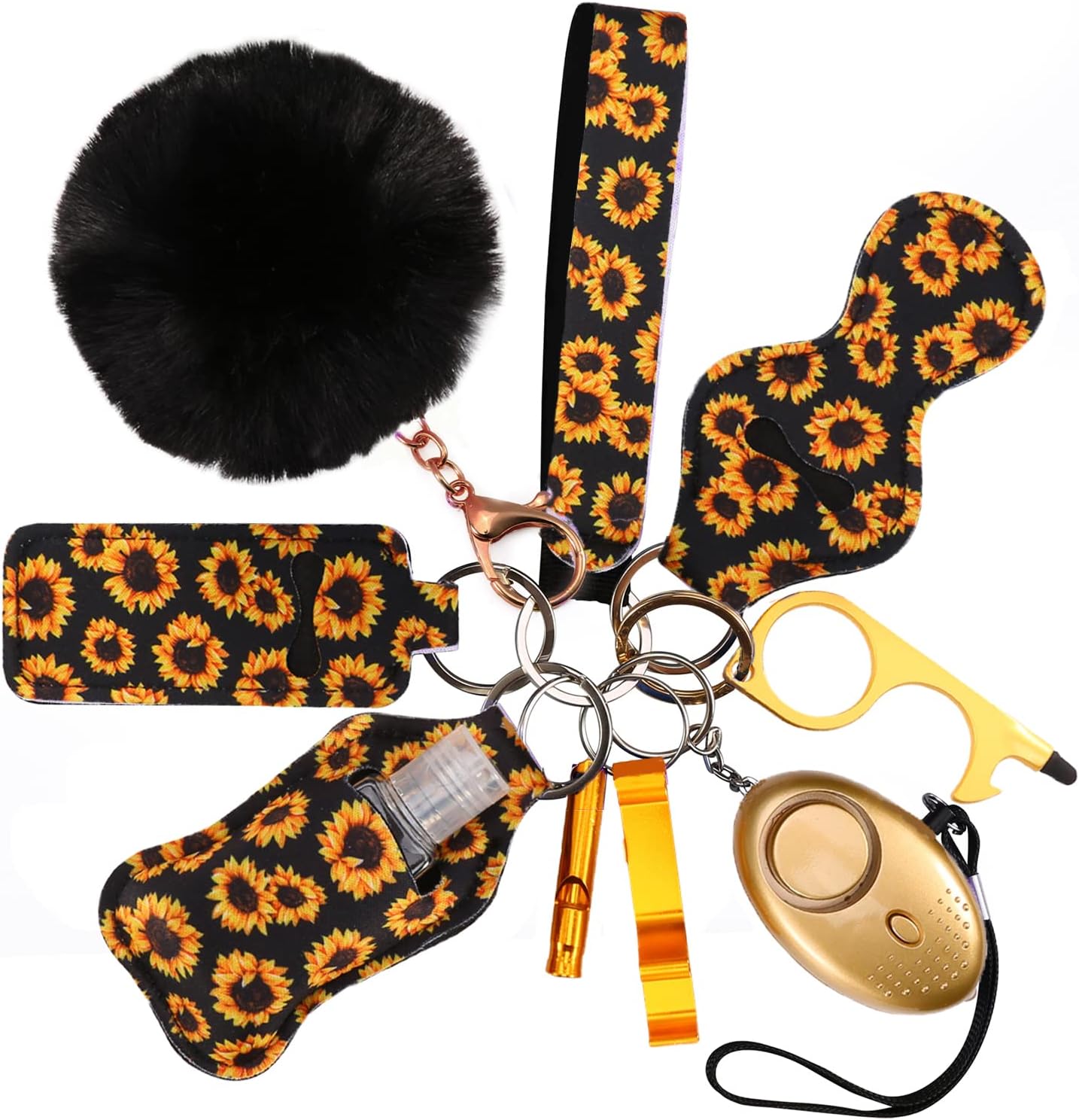 Amazon.com: AMIR Safety Keychains Kit for Women & Girls, 6 Pcs Safety ...