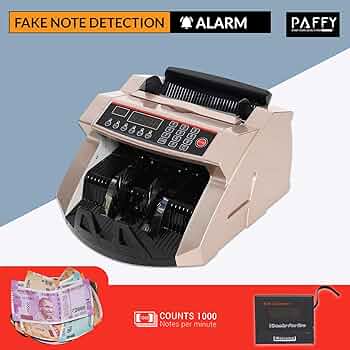 PAFFY Premium Note Counting/Currency Counting Machine with Fake ...