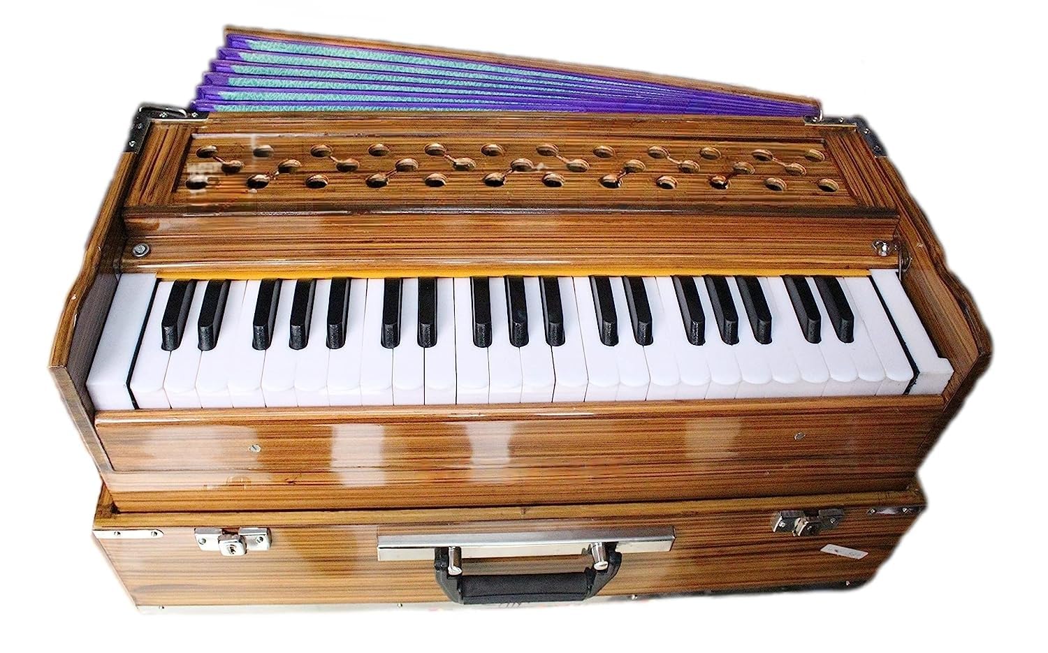 Folding Harmonium Musical Instrument | Carry Bag | 42 Keys | Folding ...