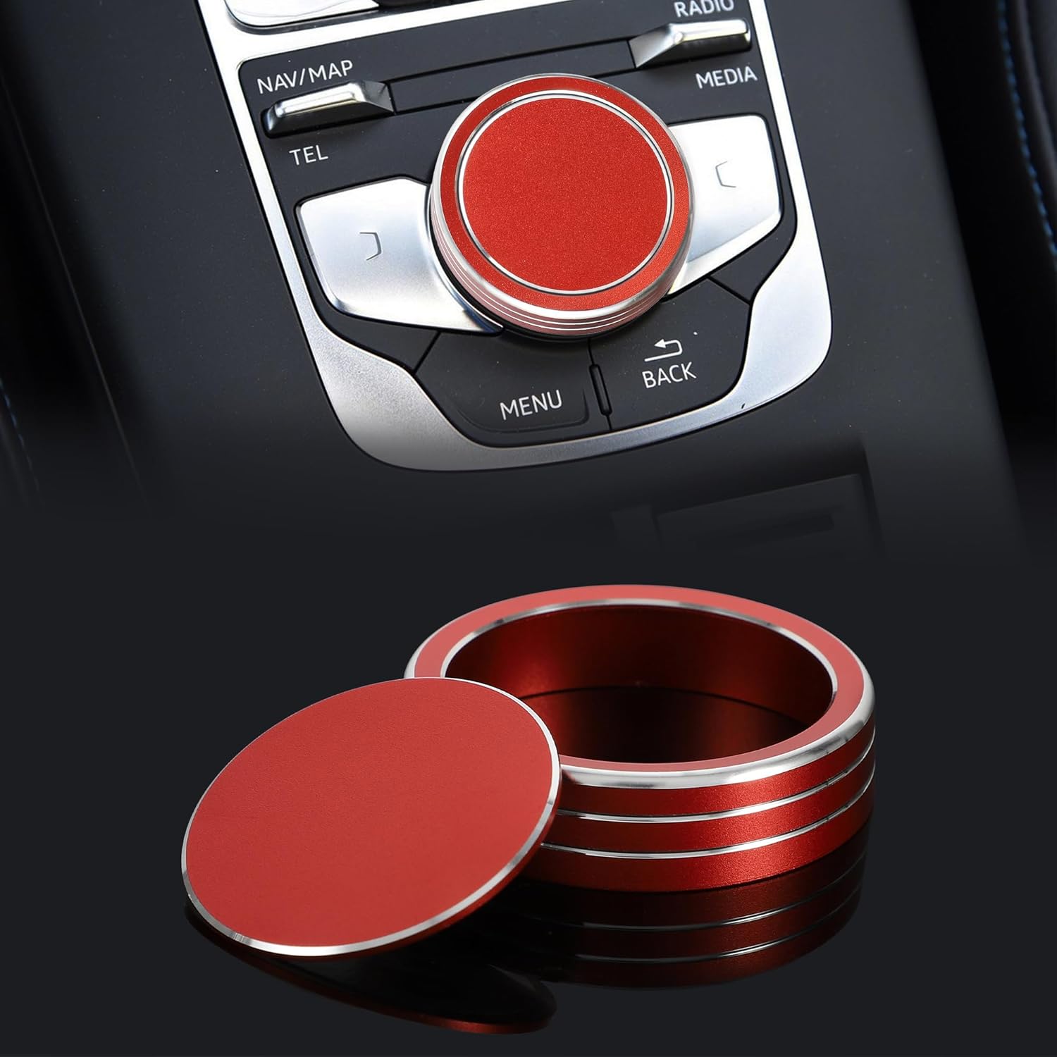 Amazon.com: TOMALL 2pcs Aluminum Multi-Media Central Control Console ...