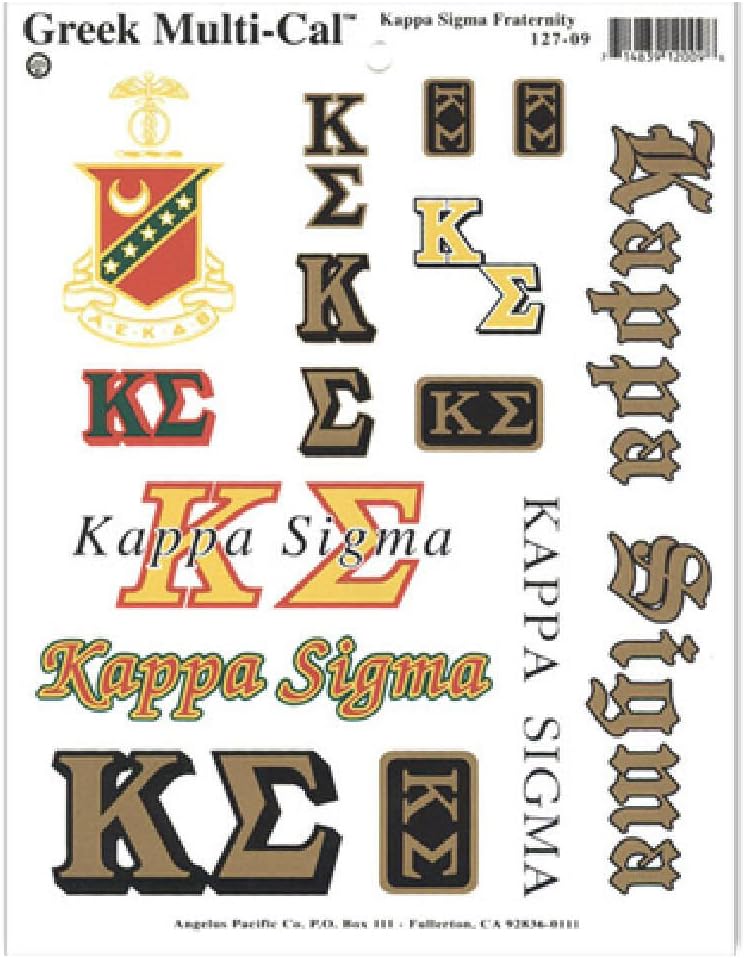Amazon.com: Kappa Sigma Window Stickers : Home & Kitchen