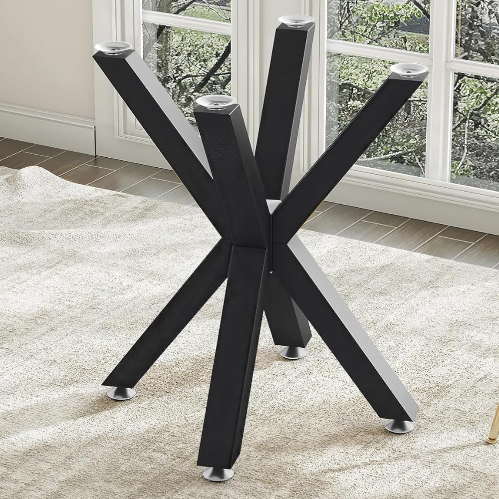 Amazon.com - TANGGU Metal Furniture Legs Industrial Dining Table Legs ...