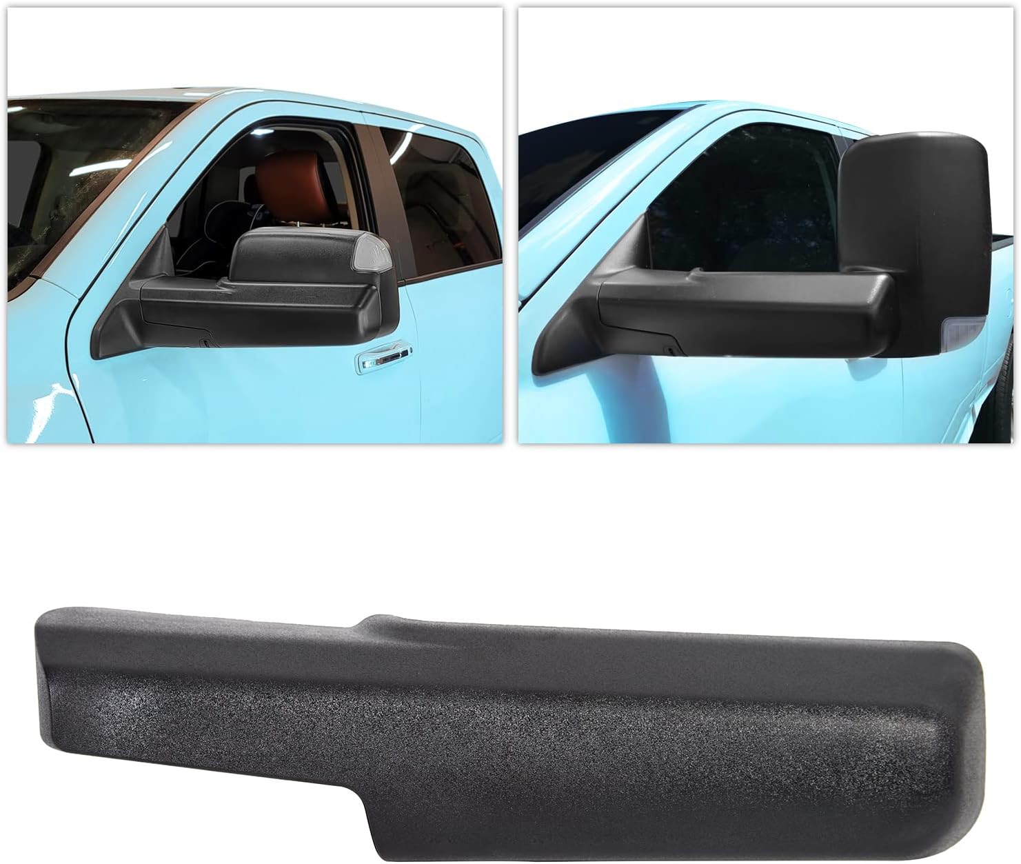 Amazon.com: 7BLACKSMITHS Trailer Tow Mirror Front Arm Cover Left Driver ...