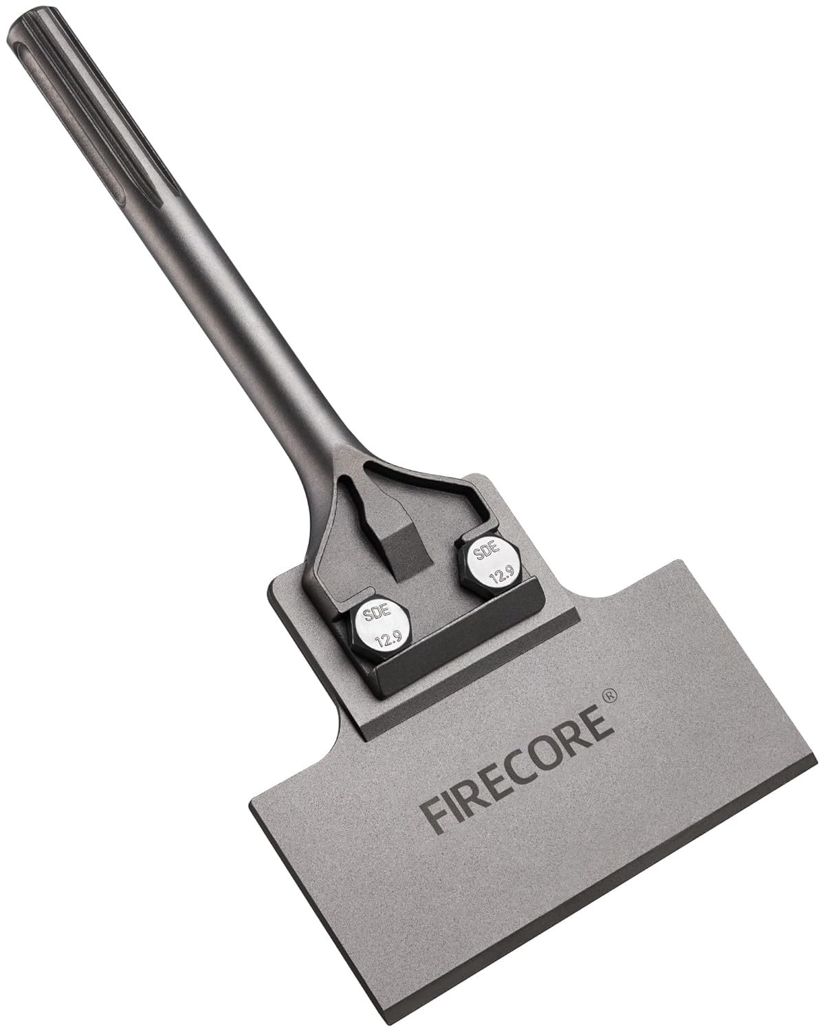 SDS Max Floor Scraper, Firecore 6 Inch by 12 Inch Heavy Duty Thinset ...