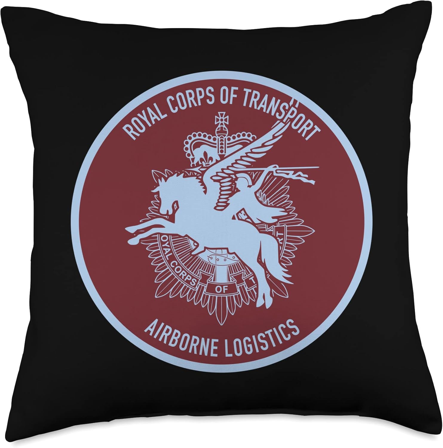 Amazon.com: Airborne Logistics - Royal Corps of Transport Throw Pillow ...