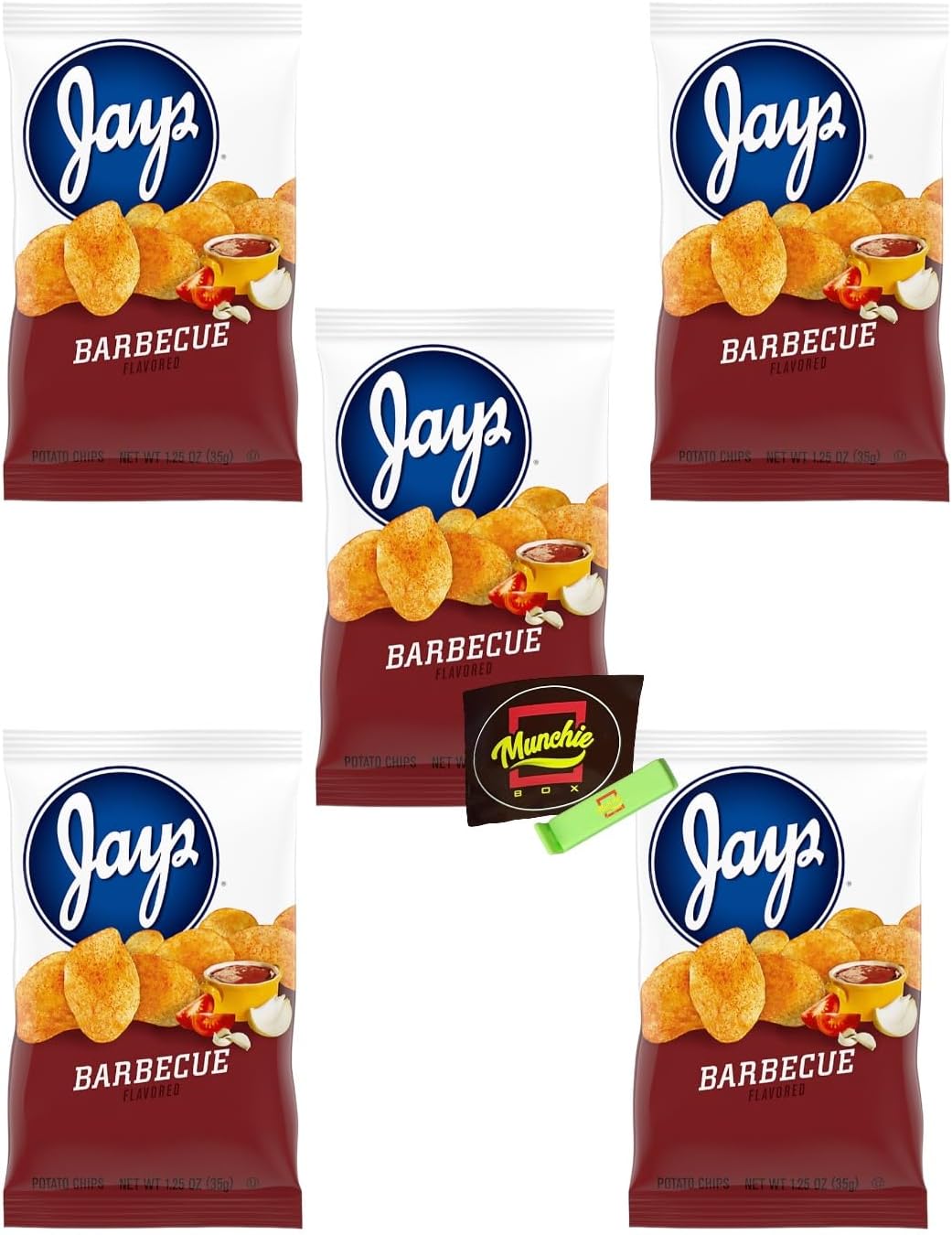 Amazon.com: JAY'S BARBEQUE Potato Chips A Chicago Original 5 Pack 1 ...