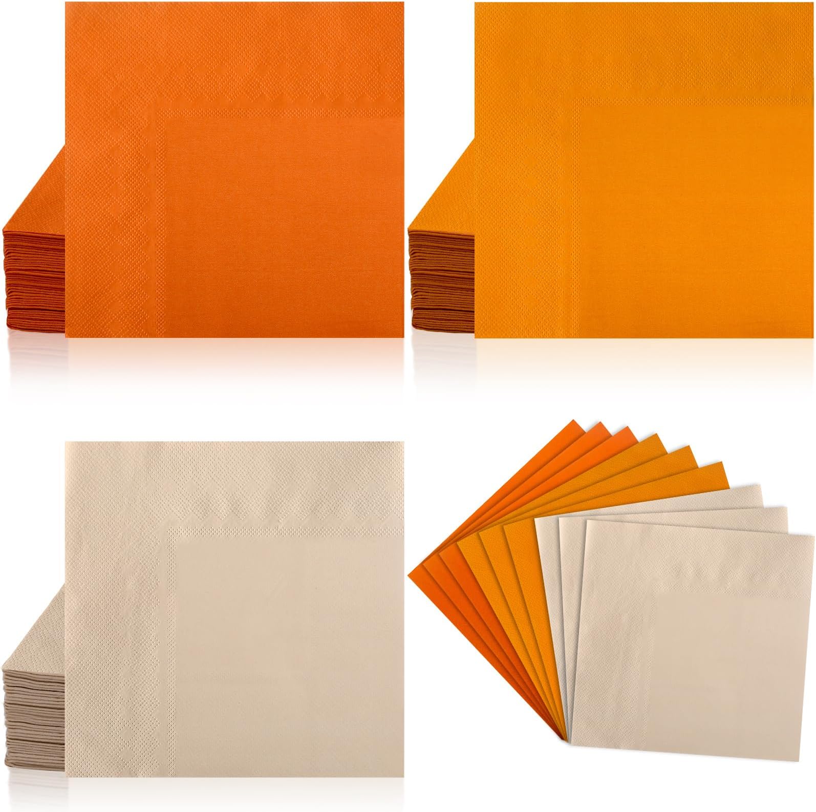 Amazon.com: Feifeiya 60 Pcs Fall Leaves Cocktail Paper Napkins 6.5 x 6. ...