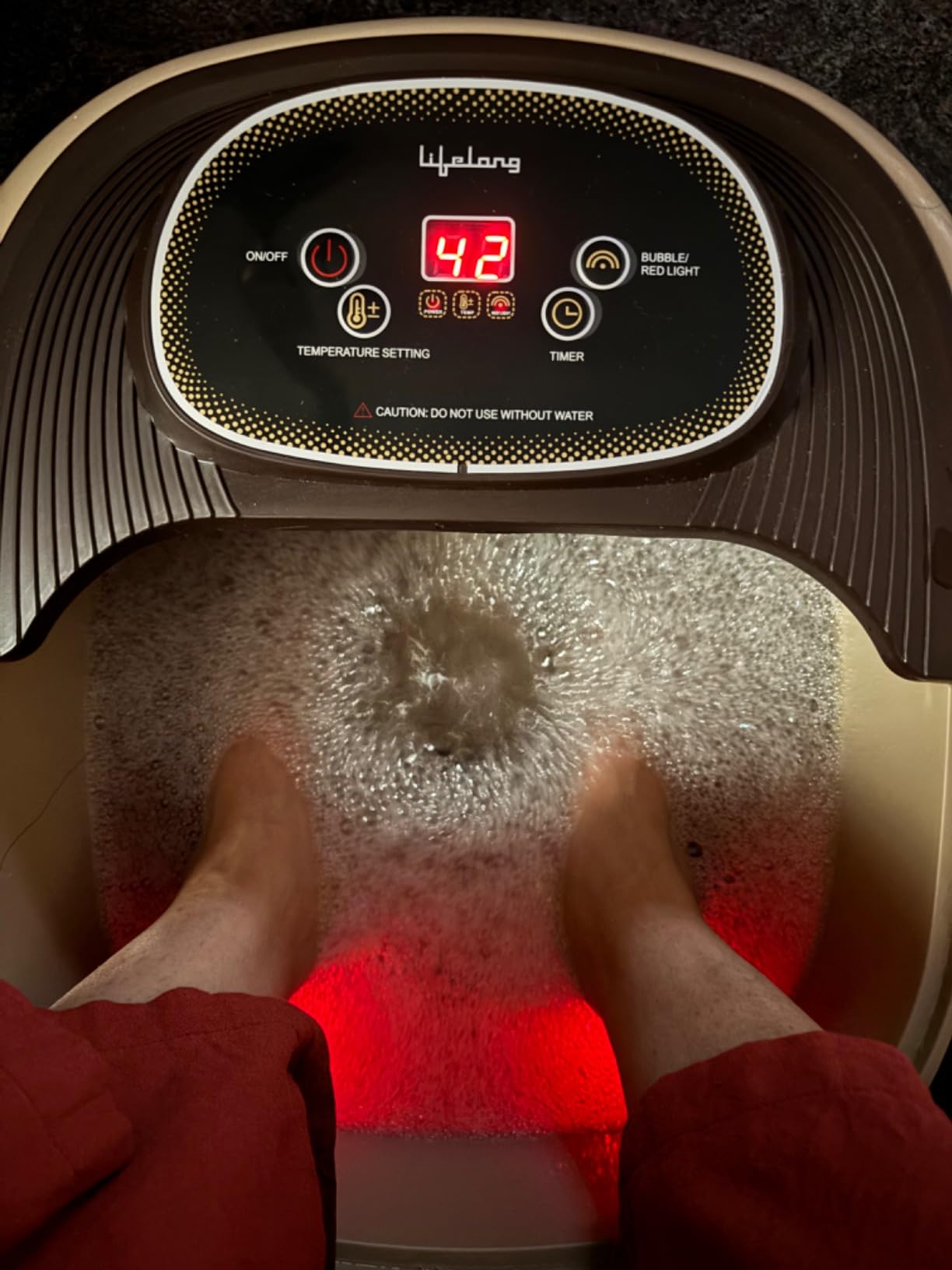 Lifelong LLM306 500W Electric Foot Spa Machine with 8 Manual Rollers ...