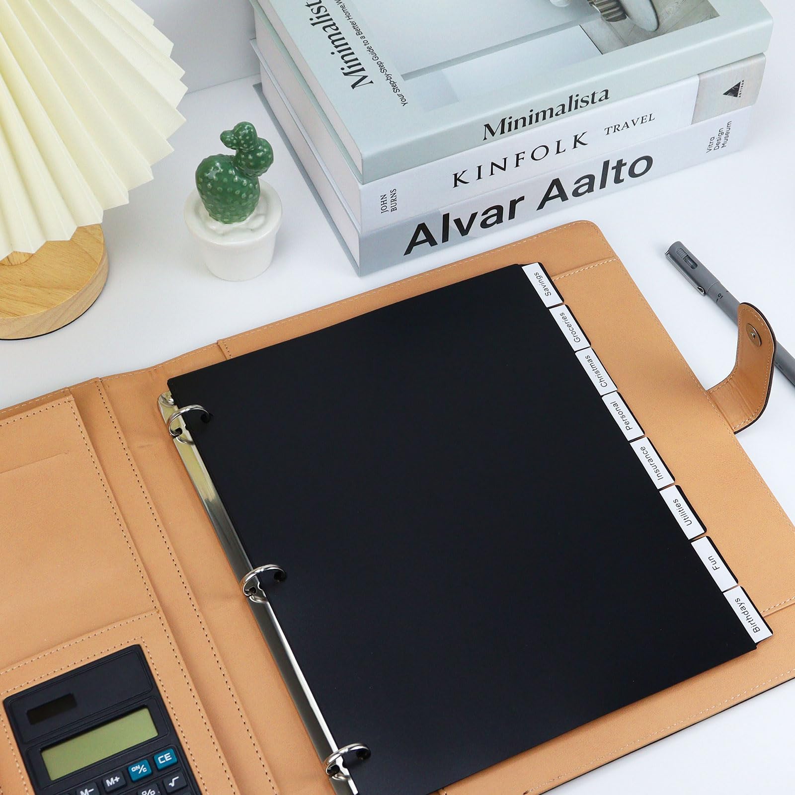 Snapklik.com : Koqye Durable Plastic Dividers For 3 Ring Binders, 8-Tab ...