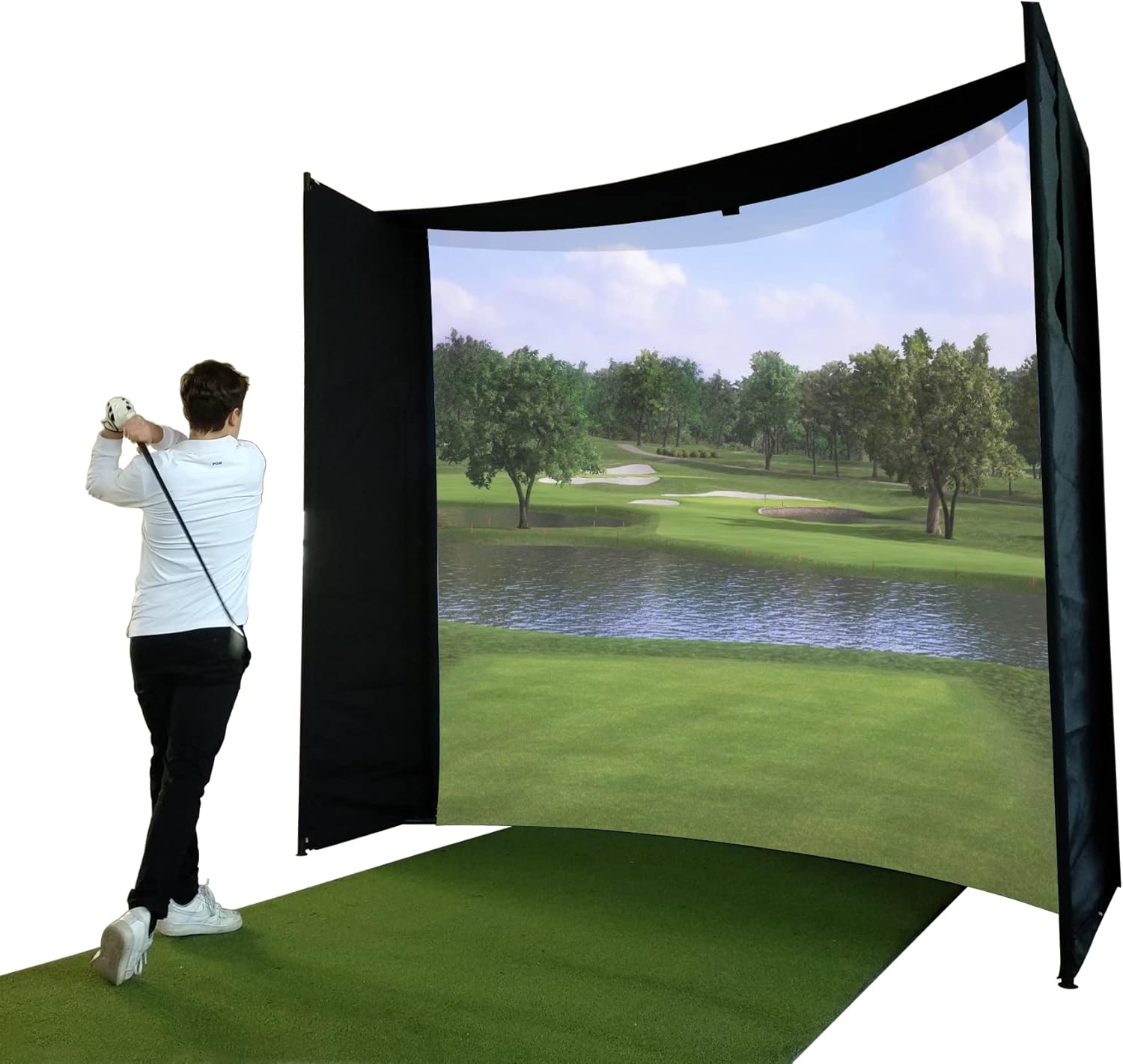 Amazon.com : KHAMPA Golf Impact Screen Frame Enclosure Kit Set DIY ...