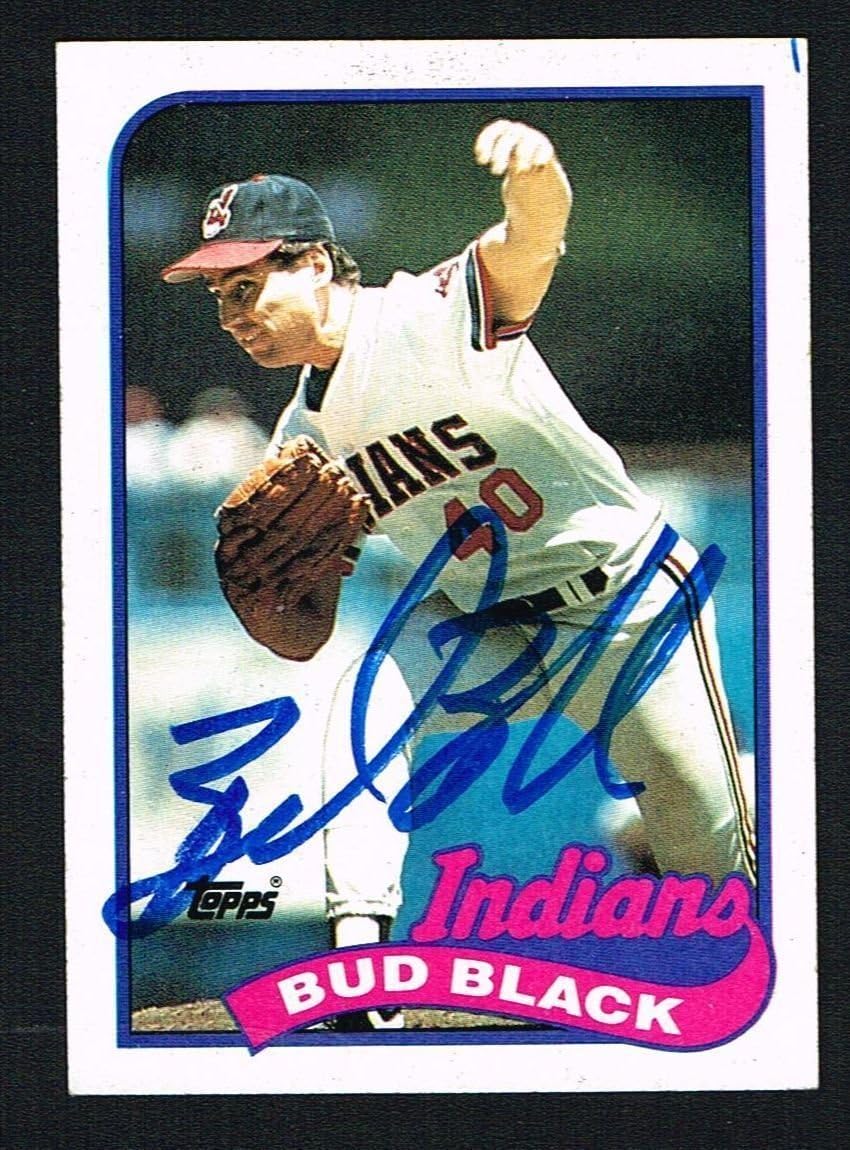 Bud Black #509 signed autograph auto 1989 Topps Baseball Trading Card ...