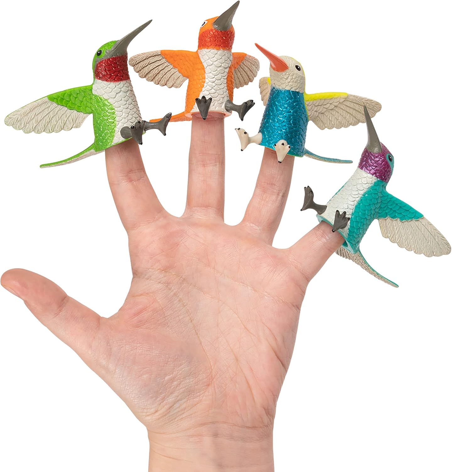 Amazon.com: Accoutrements Archie McPhee Finger Hummingbirds Finger ...