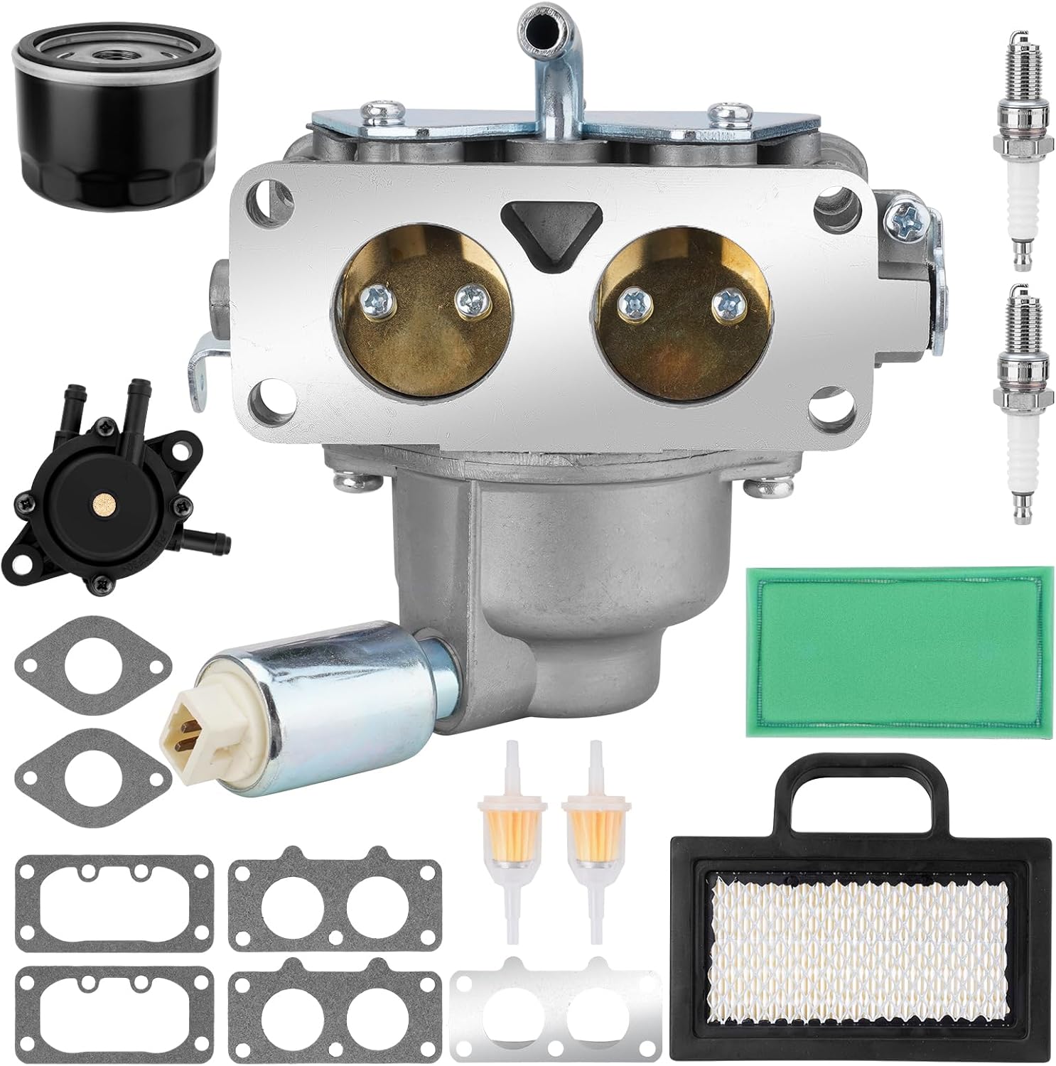 Amazon.com : Carburetor Kit with Air Filter Compatible with Briggs ...