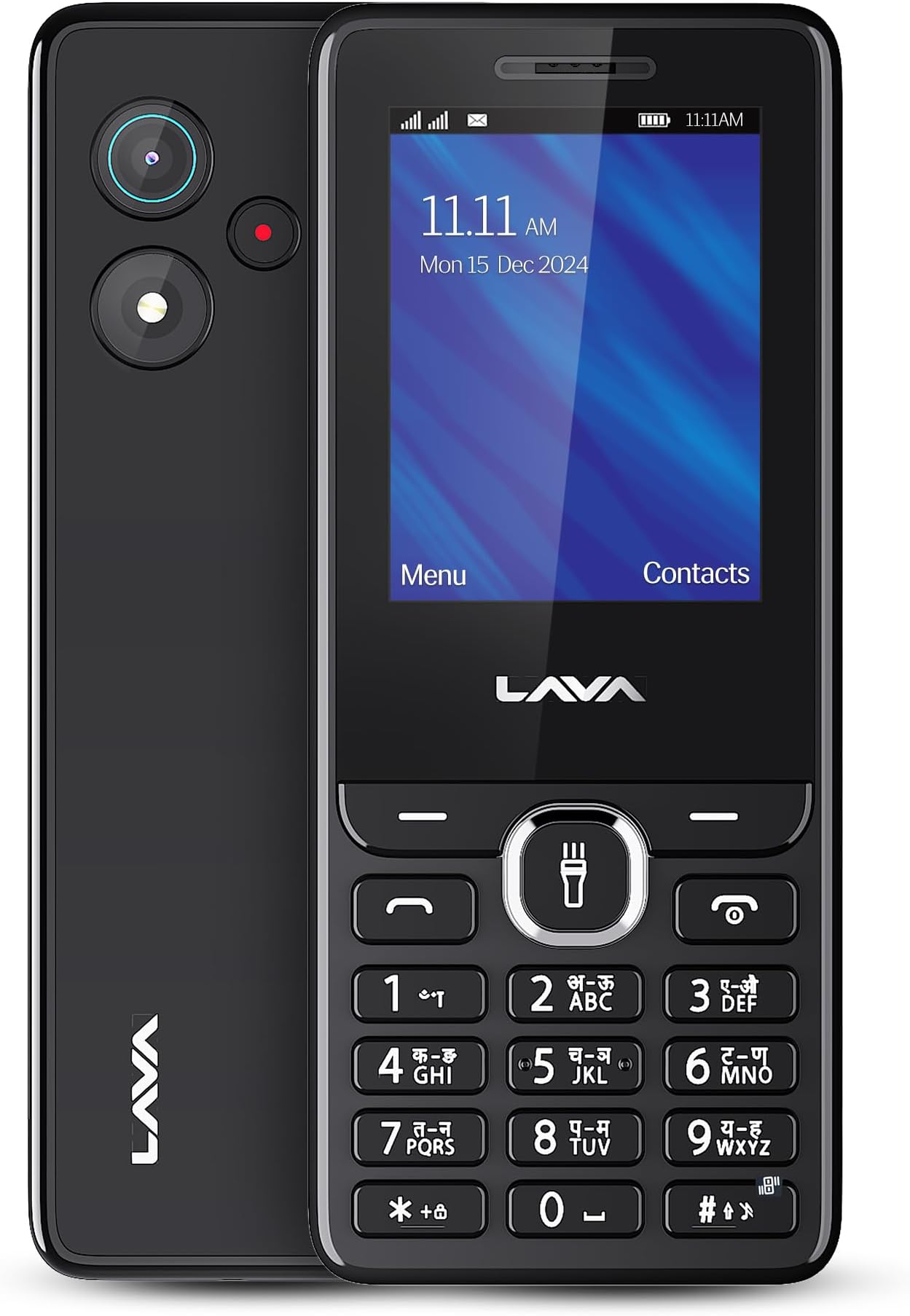 Lava A1 Vibe (2025) Dual SIM Keypad Phone with 2'' Big Display | Long ...