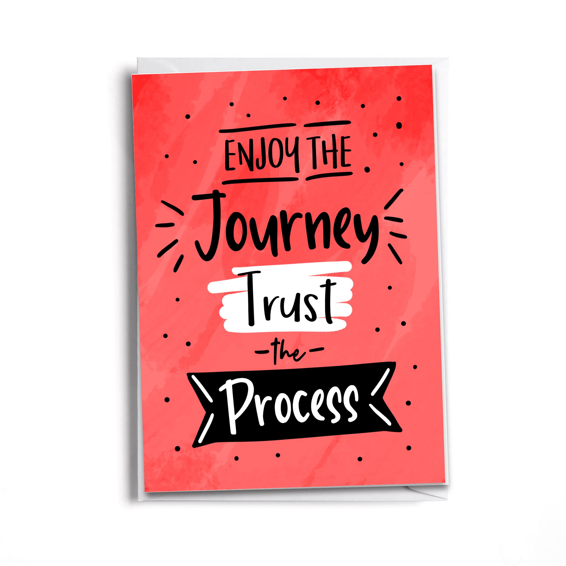 Amazon.com : Sole Inspired Enjoy the Journey and Trust the Process Card ...