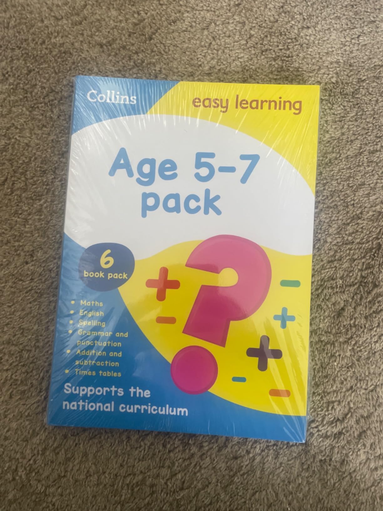 Collins Easy Learning KS1 6 Books Collection Set Ages 5-7: Ideal for ...
