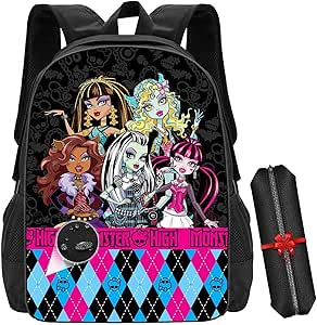Amazon.com | Generic Kids Animated Game Backpack 3D Printed Horror ...