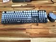 Amazon.com: Nowlike Wireless Keyboard and Mouse Combo, Retro Typewriter ...