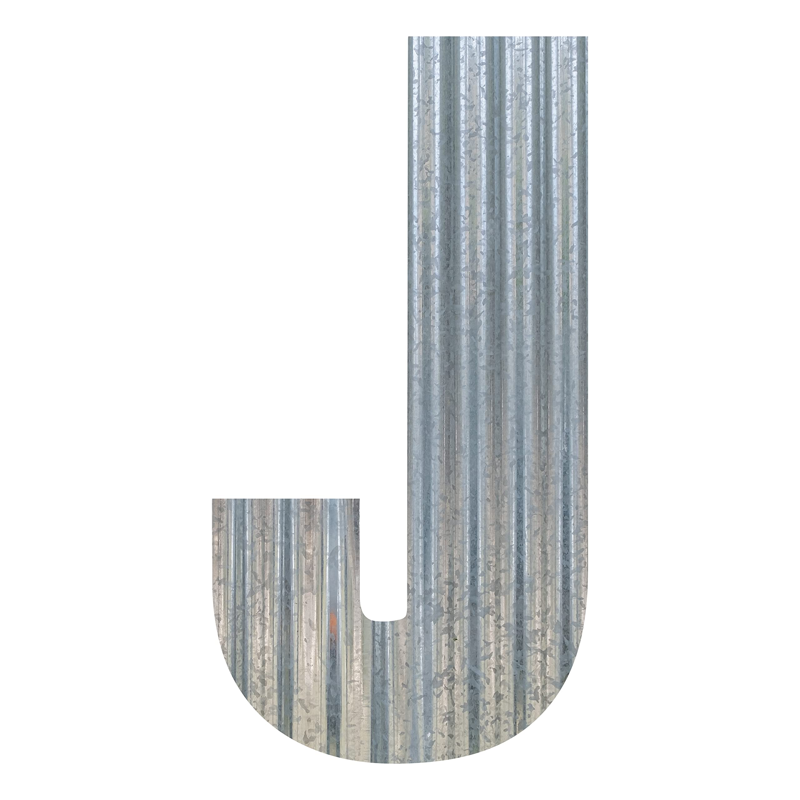 Corrugated Metal Letter (20 Inch, J) 20 Inch J in Pakistan - StarShop.pk
