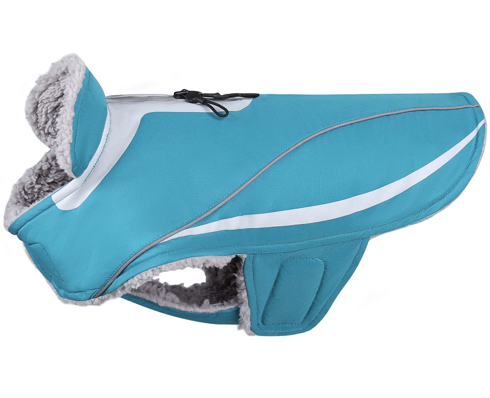 VIVAGLORY Dog Coat, Cozy Fleece Lined Lightweight Dog Jacket for Late ...