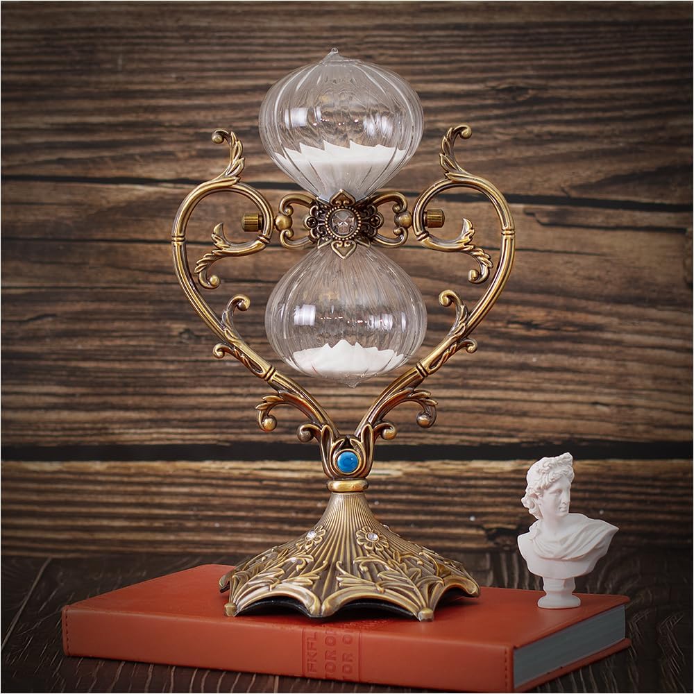 Amazon.com: JUNEO HEIM Hourglass Timer with White Sand, 60 Minute ...