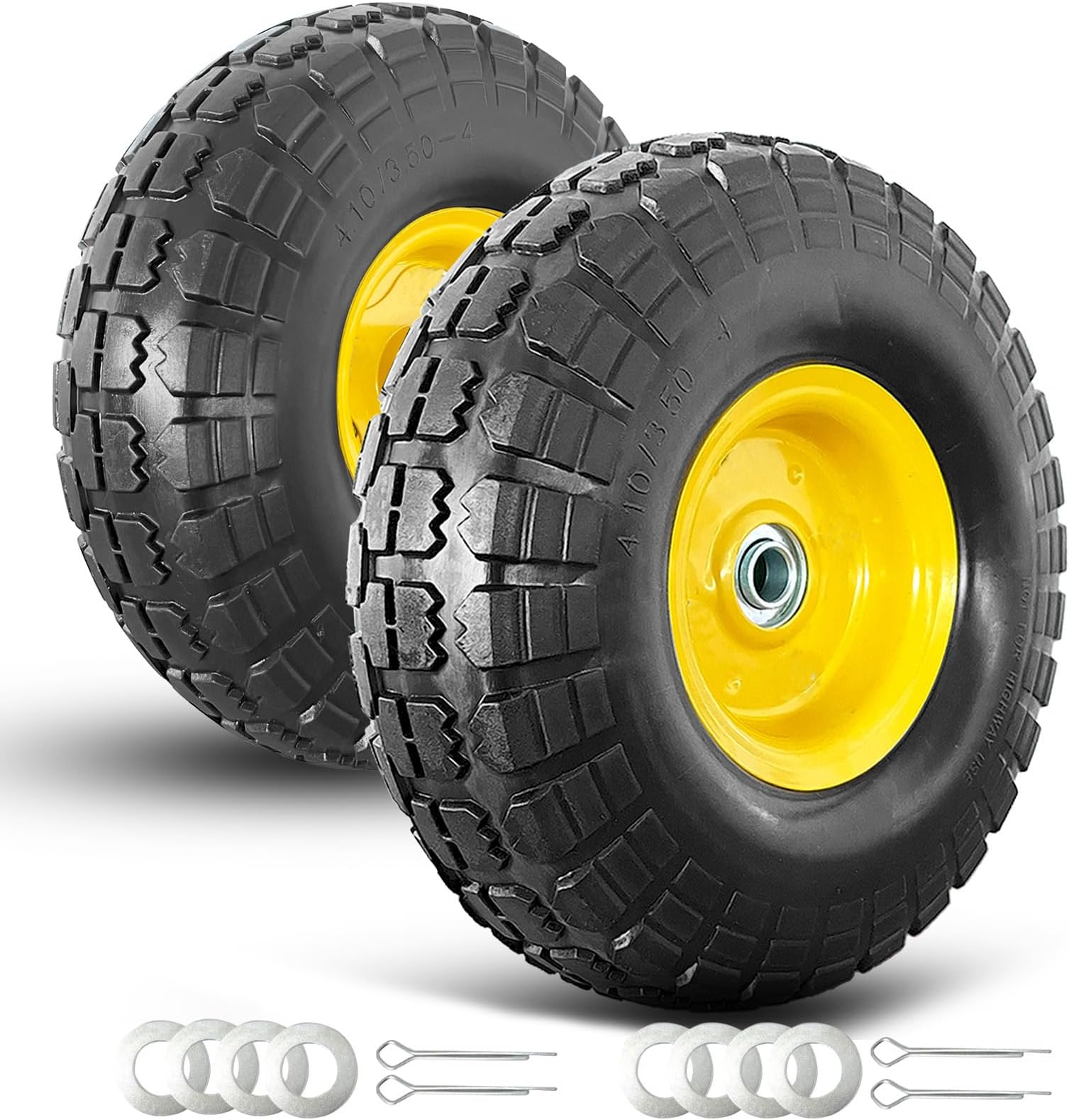 Amazon.com : Gorilla Carts 13 Inch No Flat Replacement Wheel, Pneumatic ...