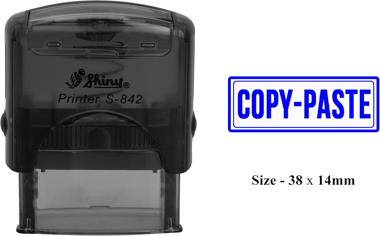 Amazon.com: Copy-Paste Plastic Stamp Clear Print for Office Use Shiny S ...