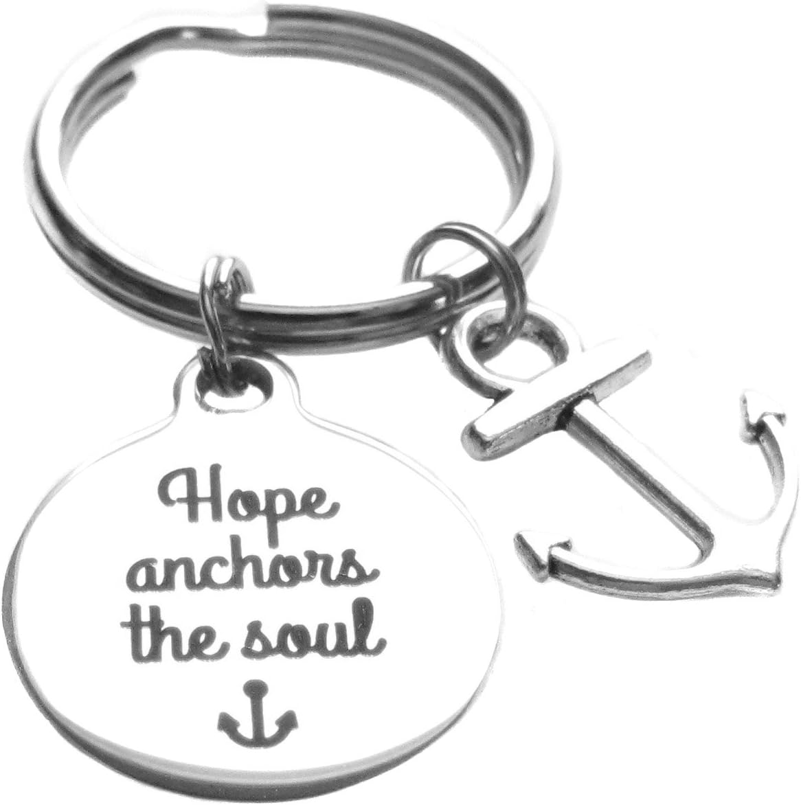 Amazon.com: Heart Projects Stainless Steel Hope Anchors The Soul and ...