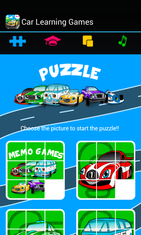 Cool Car games for kids : activities - App on the Amazon Appstore